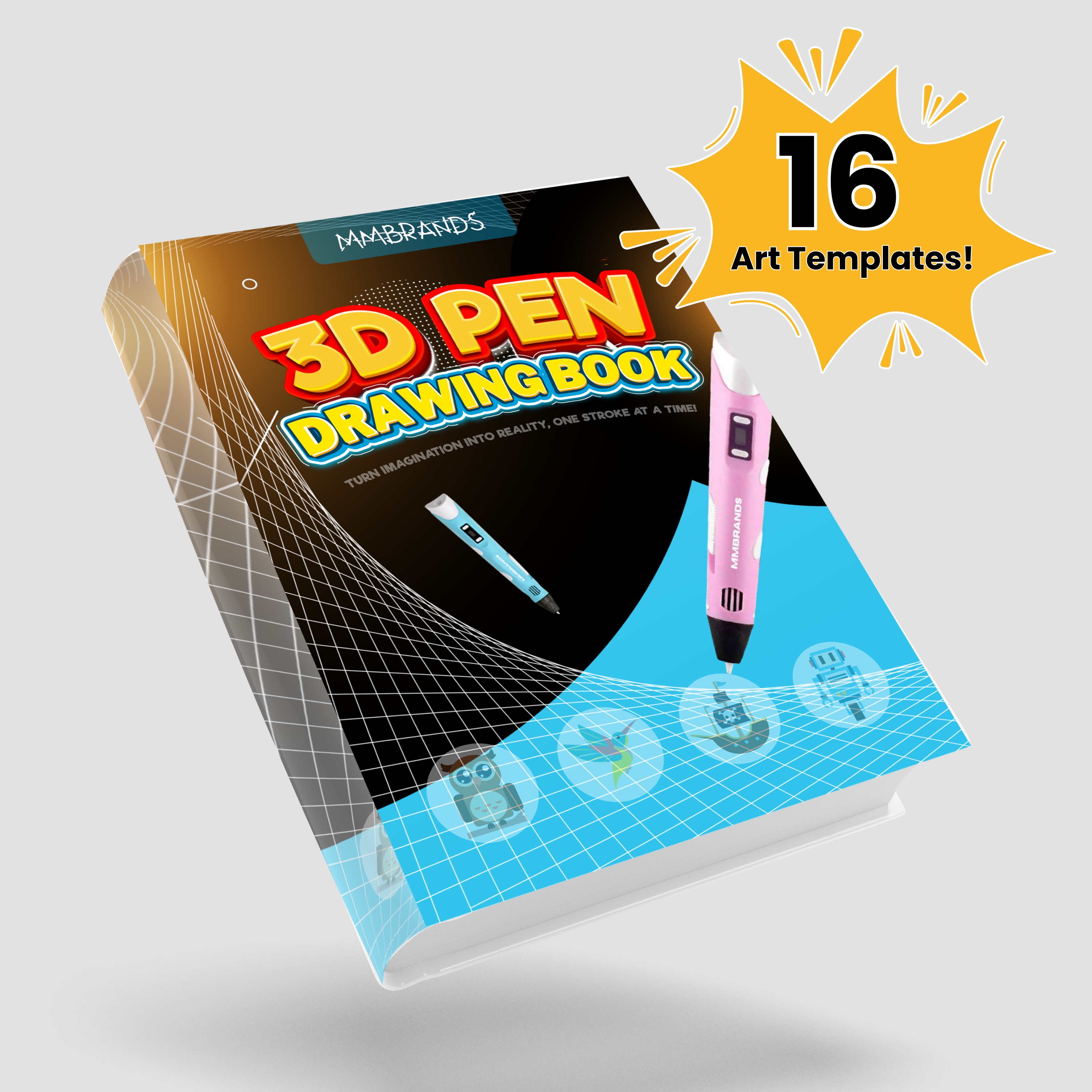 E-Drawing Book - 16 Beginners Templates – MM Brands